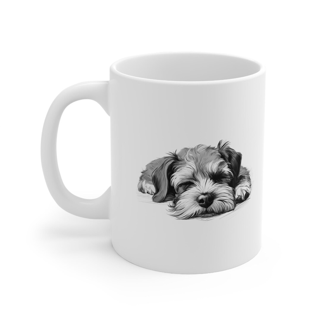 Schnauzer Mug | Cozy Front & Back Designs | 11oz Ceramic - Etsy