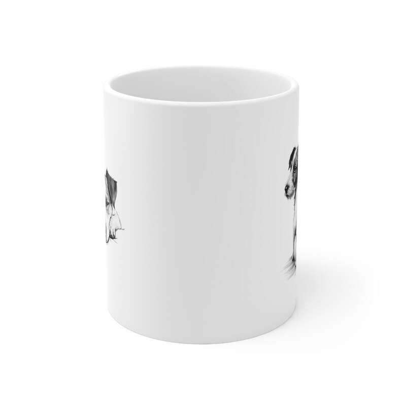 Jack Russell Terrier Mug | Cozy Front & Back Designs | 11oz Ceramic - Etsy