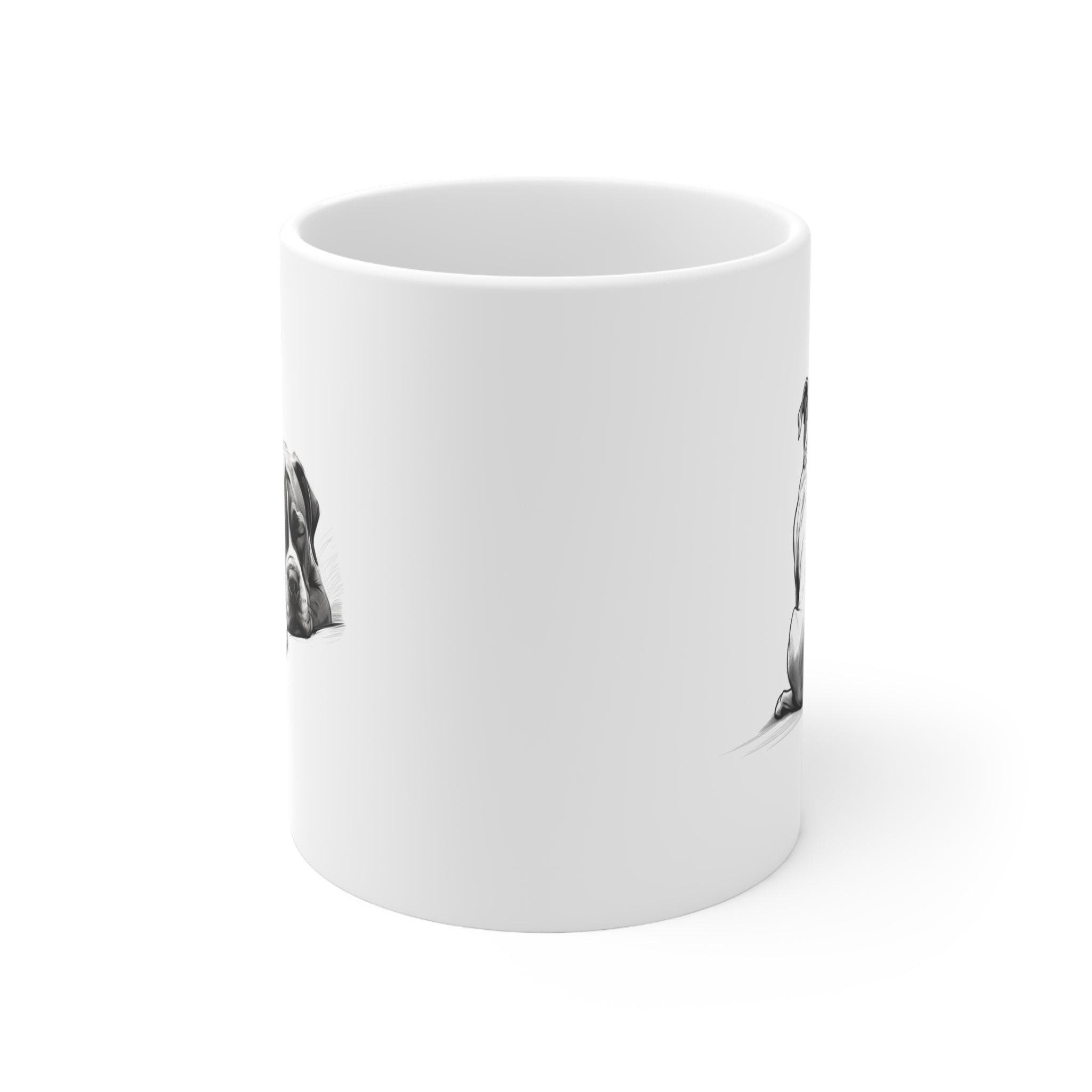 Boxer Mug | Cozy Front + Back Designs | Unique 11oz Ceramic - Etsy