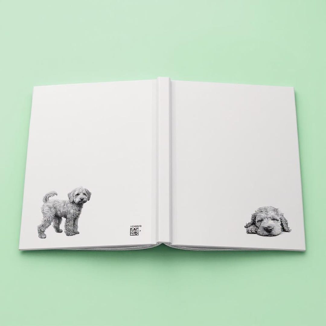 Dog Breed Doodle Notebook: Hardcover Lined Journal for Dog Moms - Etsy