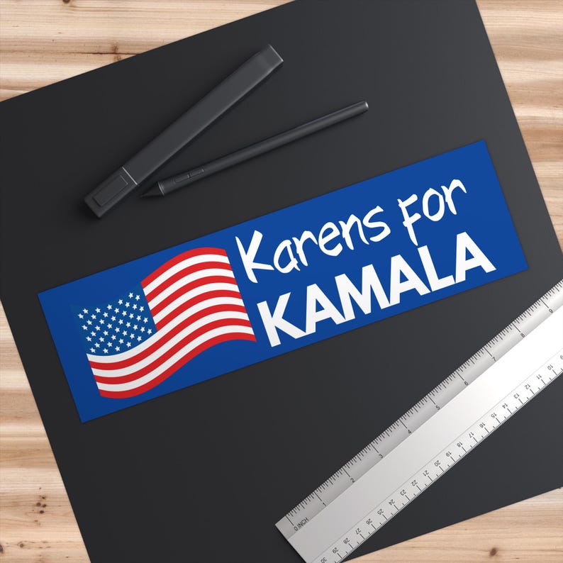 Karens for Kamala Harris 2024 Bumper Sticker, Presidential Election ...