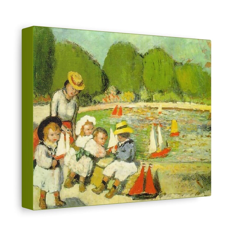 Pablo Picasso Der Pool der Tuileries Wand Leinwand, Post ...