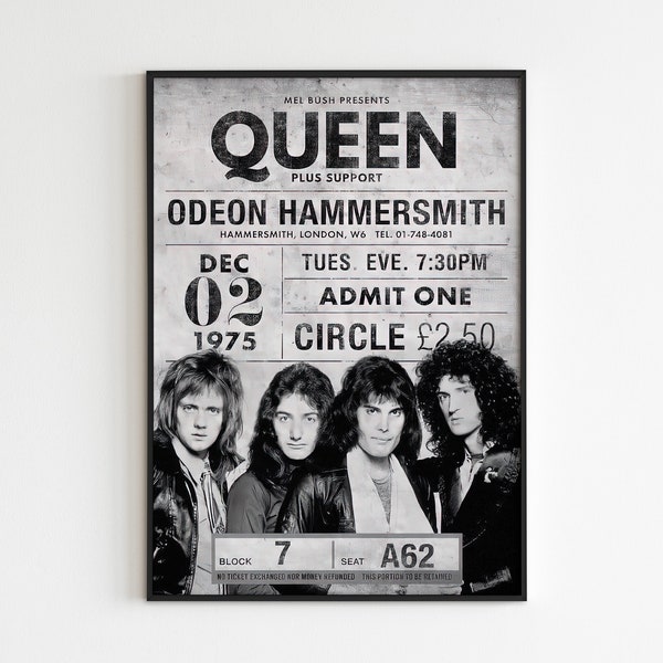 Queen Poster - Etsy