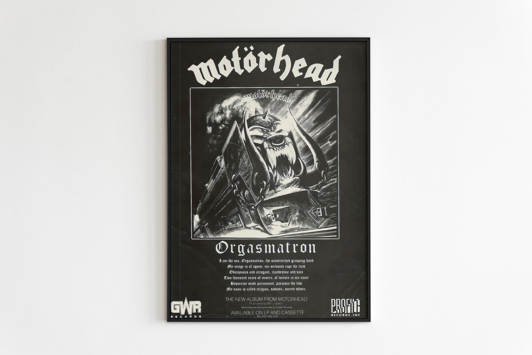 Motorhead Poster, Motorhead Concert Poster, Rock Poster, Full HD - Etsy