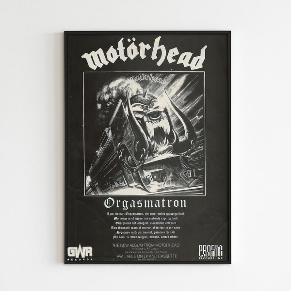 Motorhead Poster - Etsy