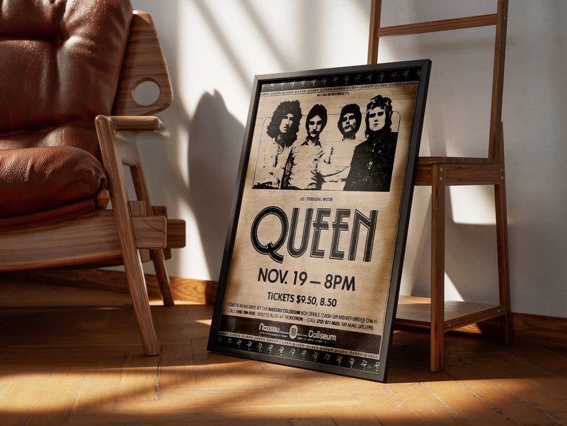 Queen Poster, Queen Concert Poster, Rock Poster, Full HD - Etsy