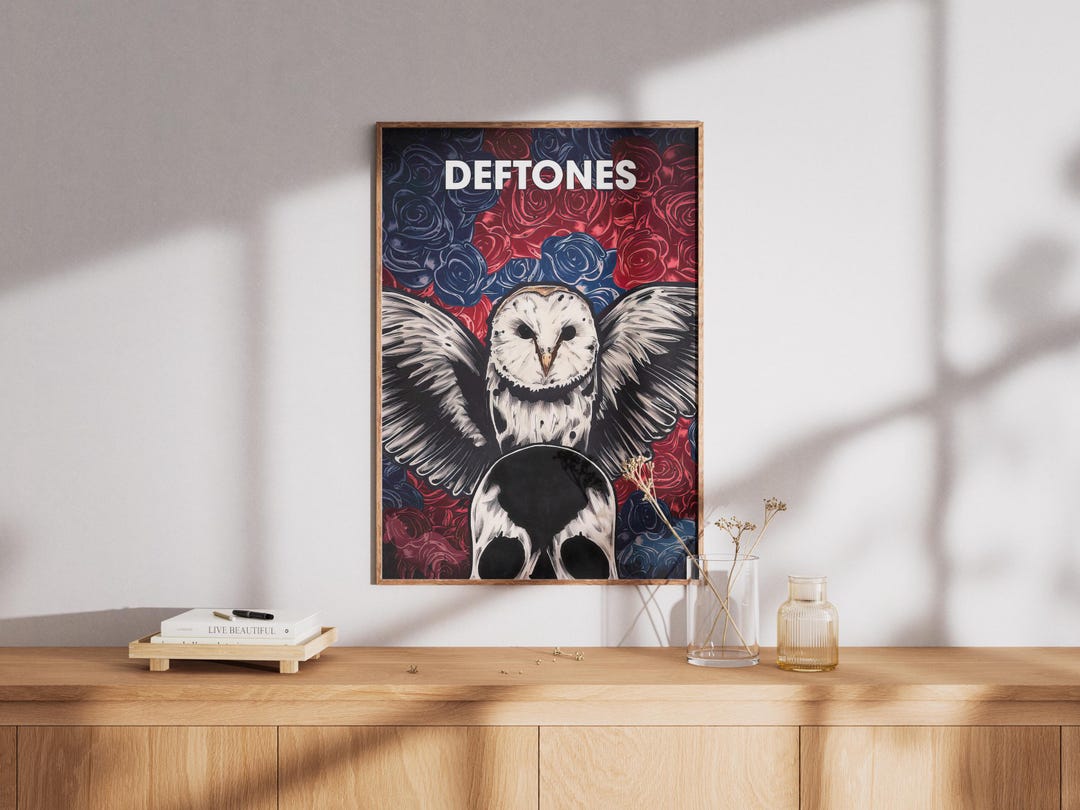 Deftones Poster - Diamond Eyes Wall Art, Nu Metal Album Print, Rock ...