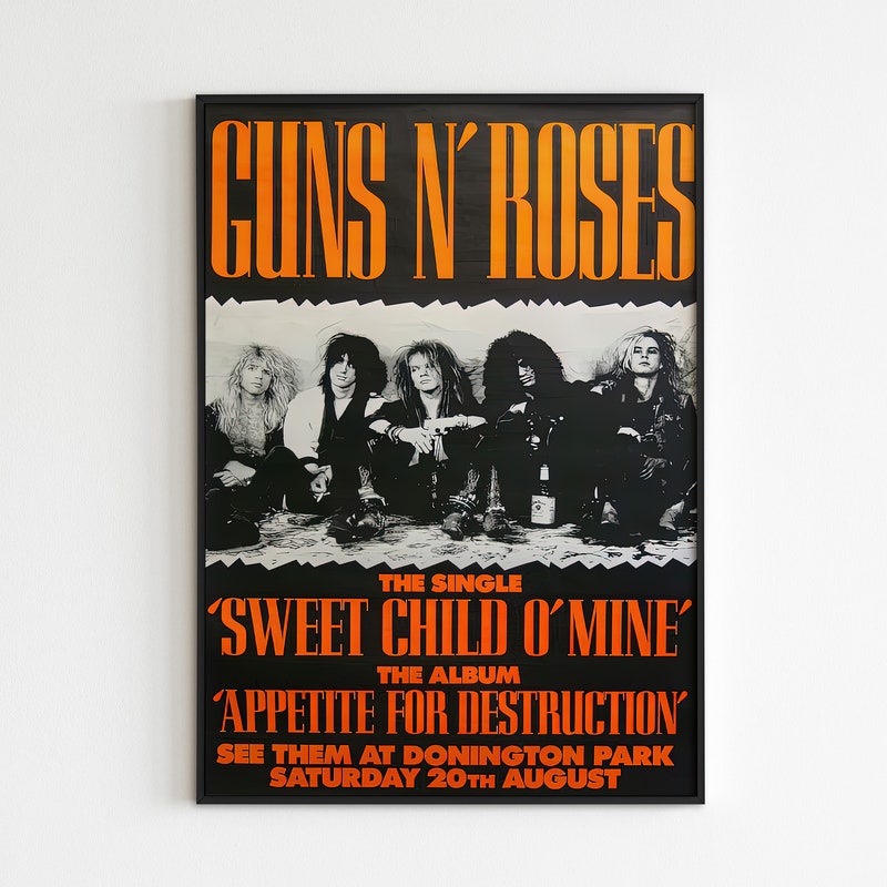 Guns'n Roses Poster - Etsy