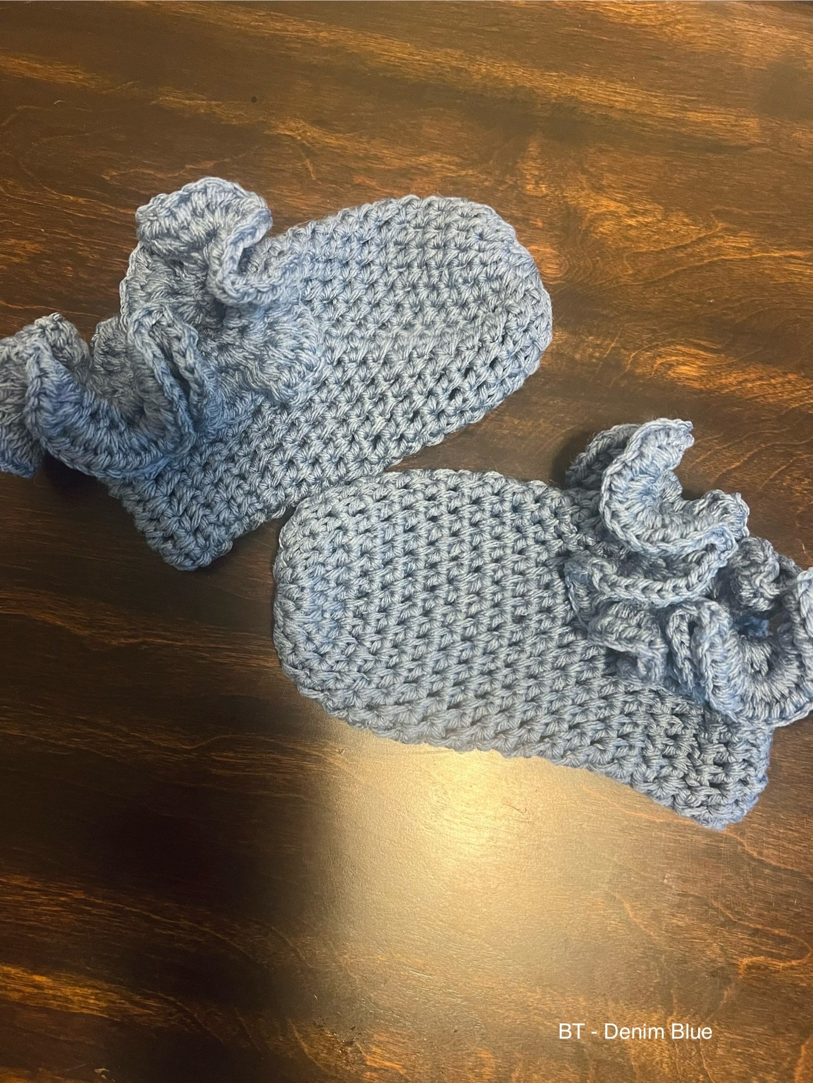 Crochet Footie Socks With Ruffles, Ruffle Booties, Slippers, Great Gift ...