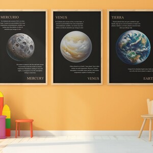 Bilingual Solar System - Educational Posters for Kids (6-18 Years ...