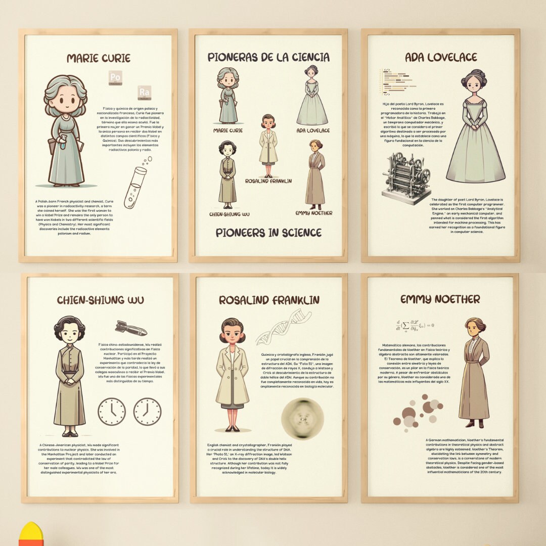 Bilingual Educational Set of Pioneers of Science, Primary Education ...