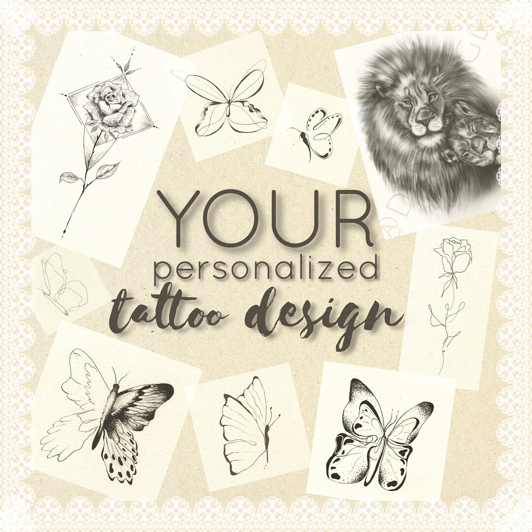 Personalized, Individual Tattoo Design on Request, Tattoo Order, Tattoo ...