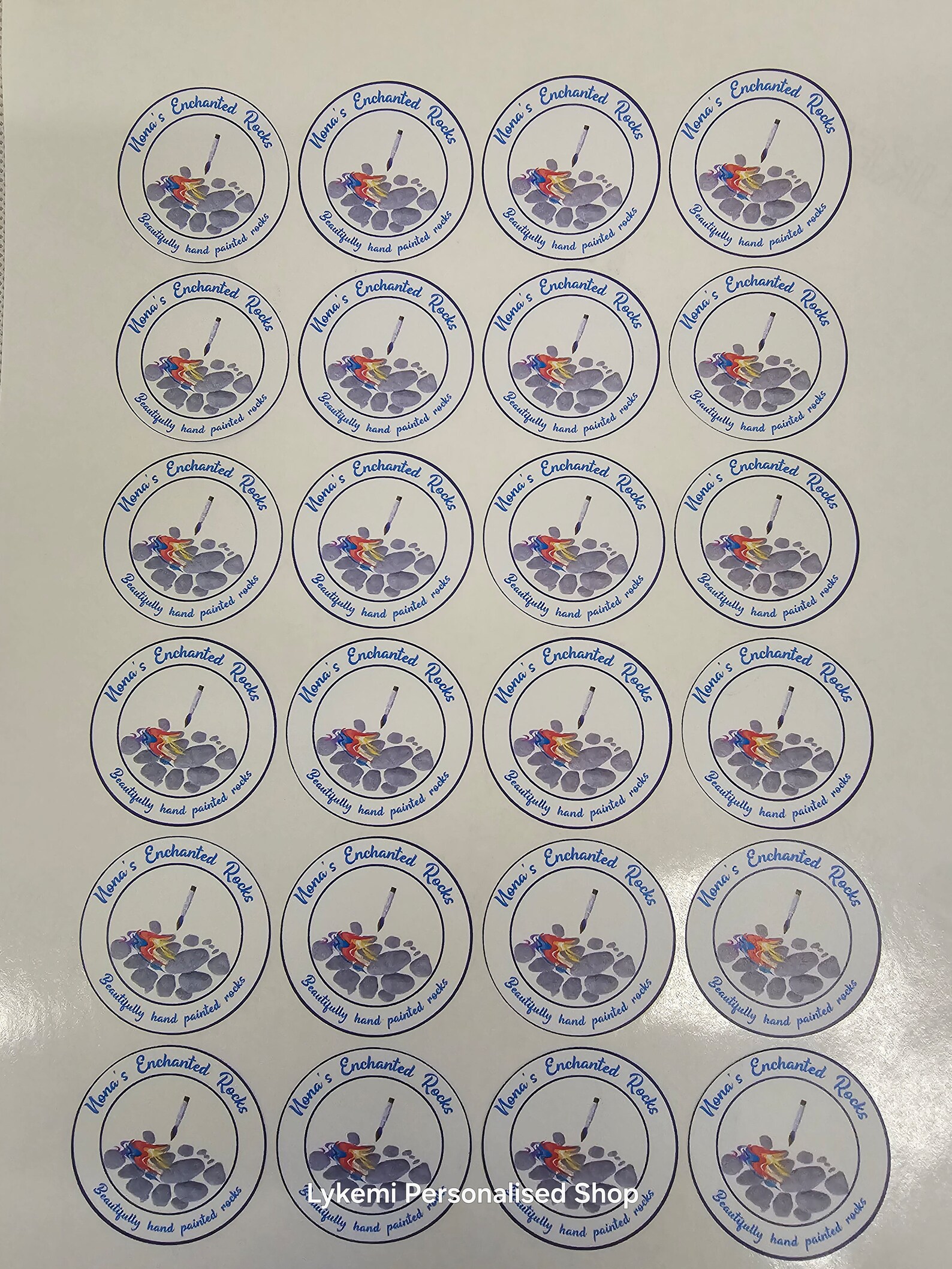 Round Logo Sticker and Product Label Professional Stickers, Free Design ...