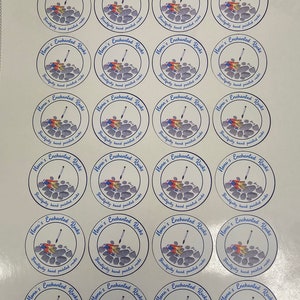 Round Logo Sticker and Product Label Professional Stickers, Free Design ...