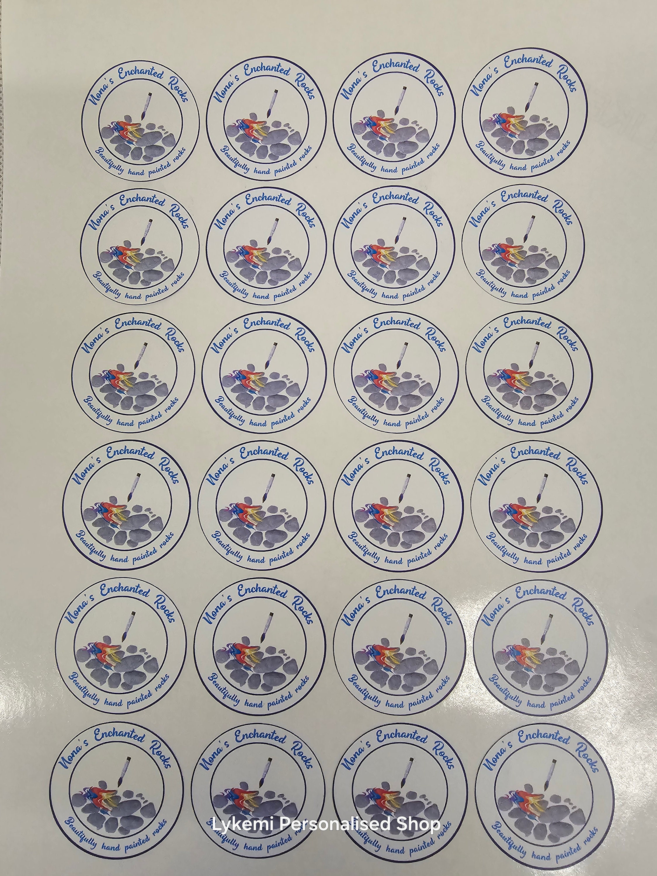 Round Logo Sticker and Product Label Professional Stickers, Free Design ...