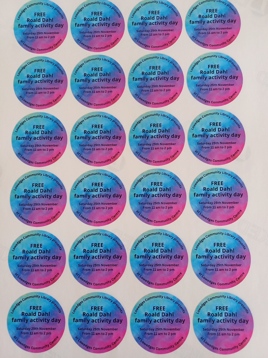 Round Logo Sticker and Product Label Professional Stickers, Free Design ...