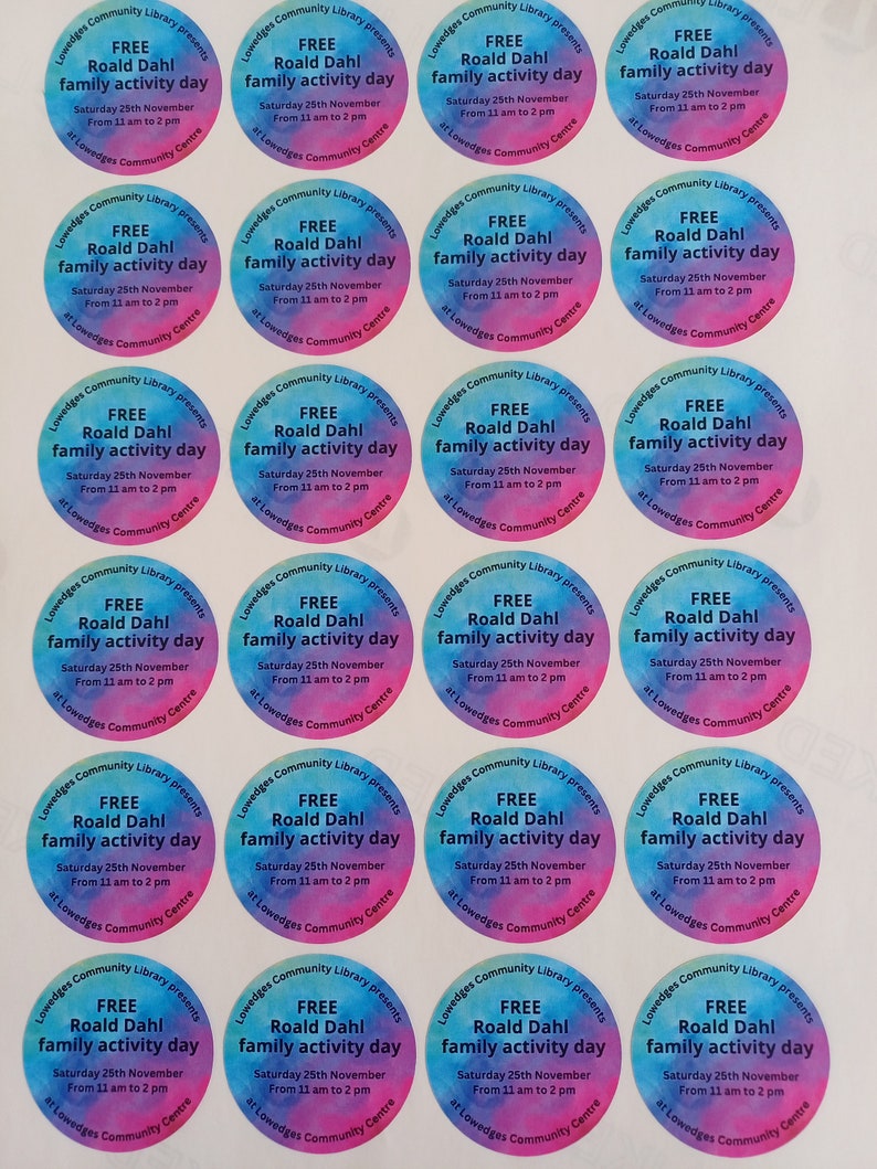 Round Logo Sticker and Product Label Professional Stickers, Free Design ...