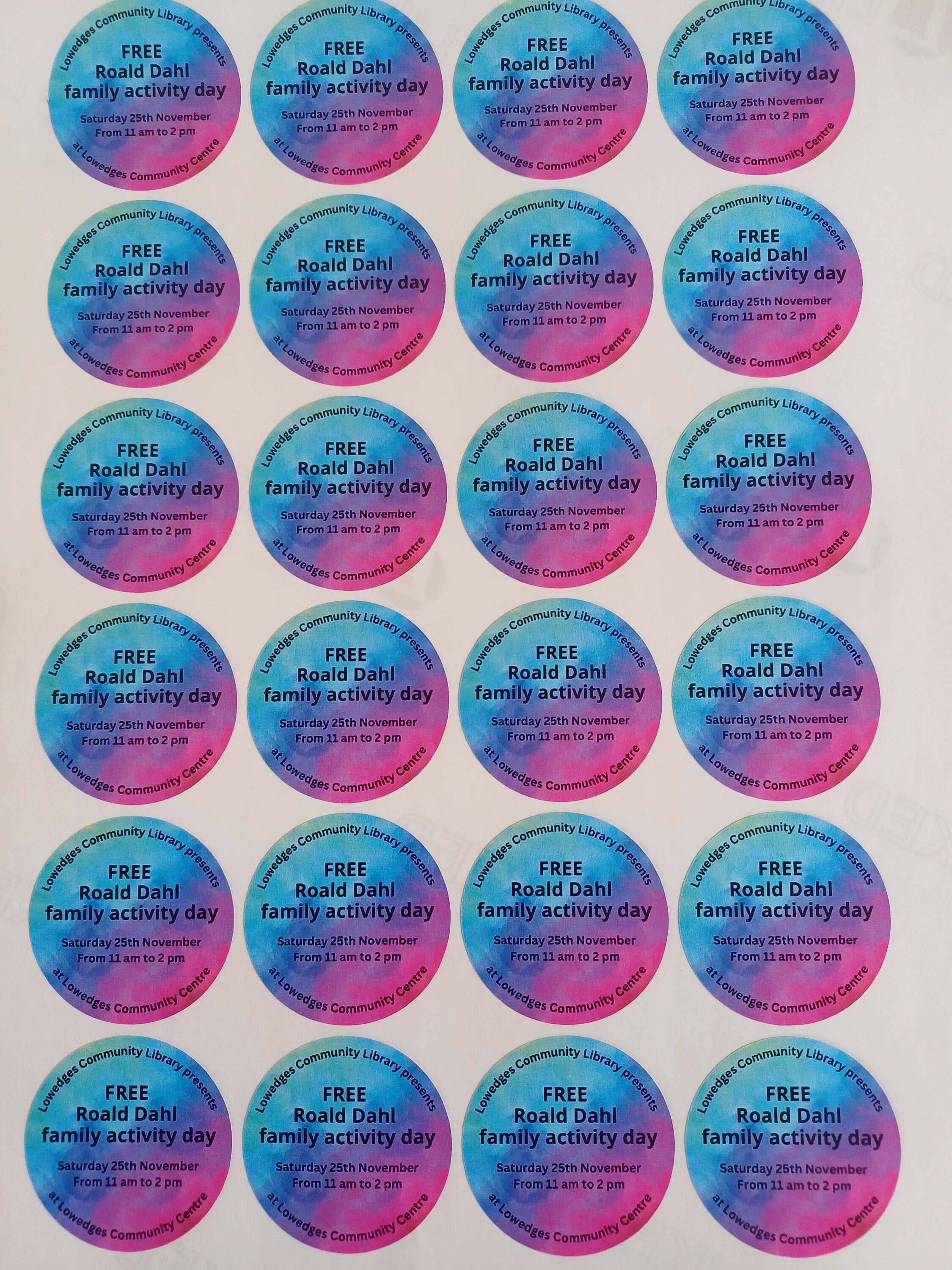 Round Logo Sticker and Product Label Professional Stickers, Free Design ...