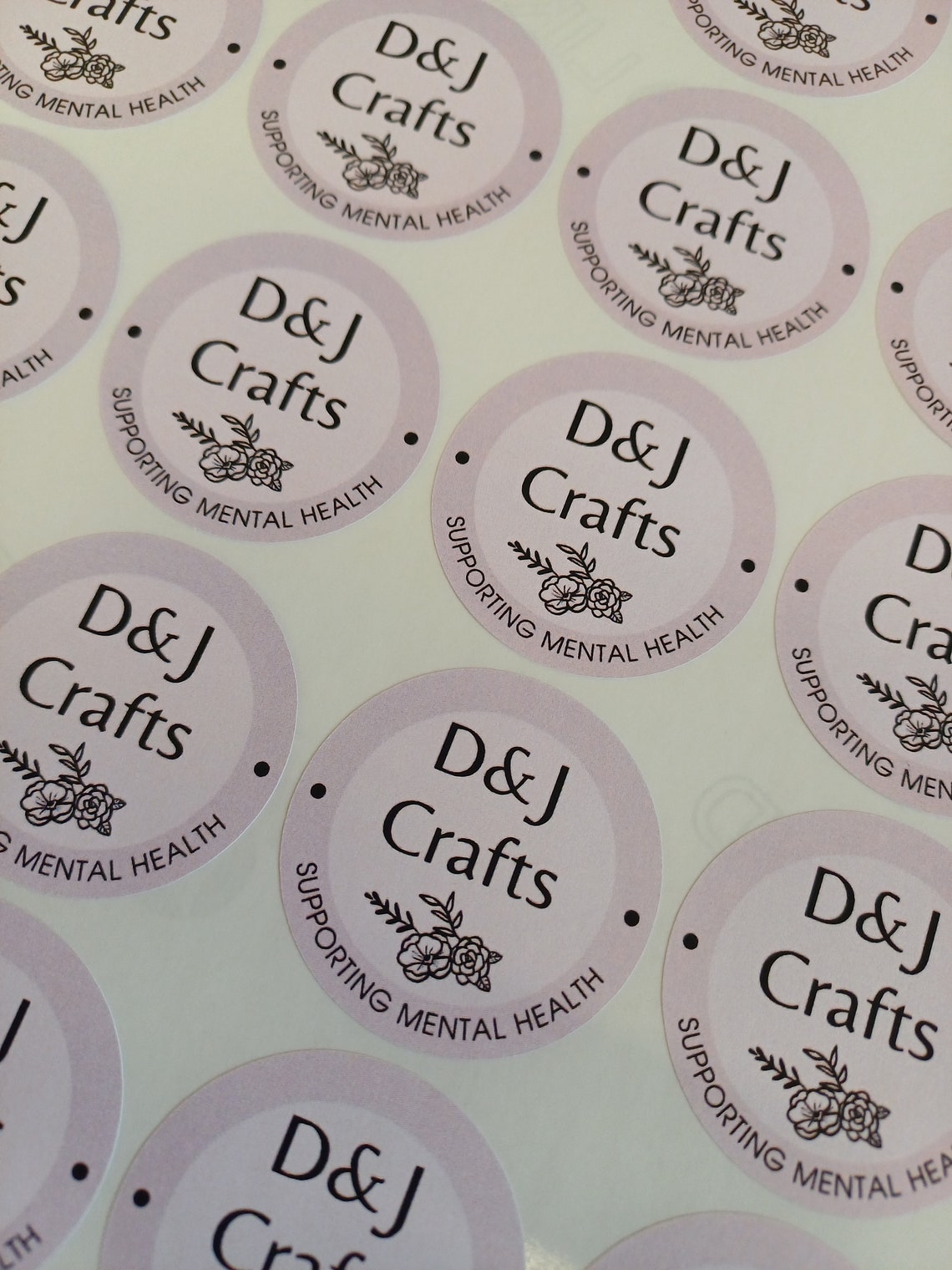 Round Logo Sticker and Product Label Professional Stickers, Free Design ...