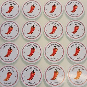 Round Logo Sticker and Product Label Professional Stickers, Free Design ...