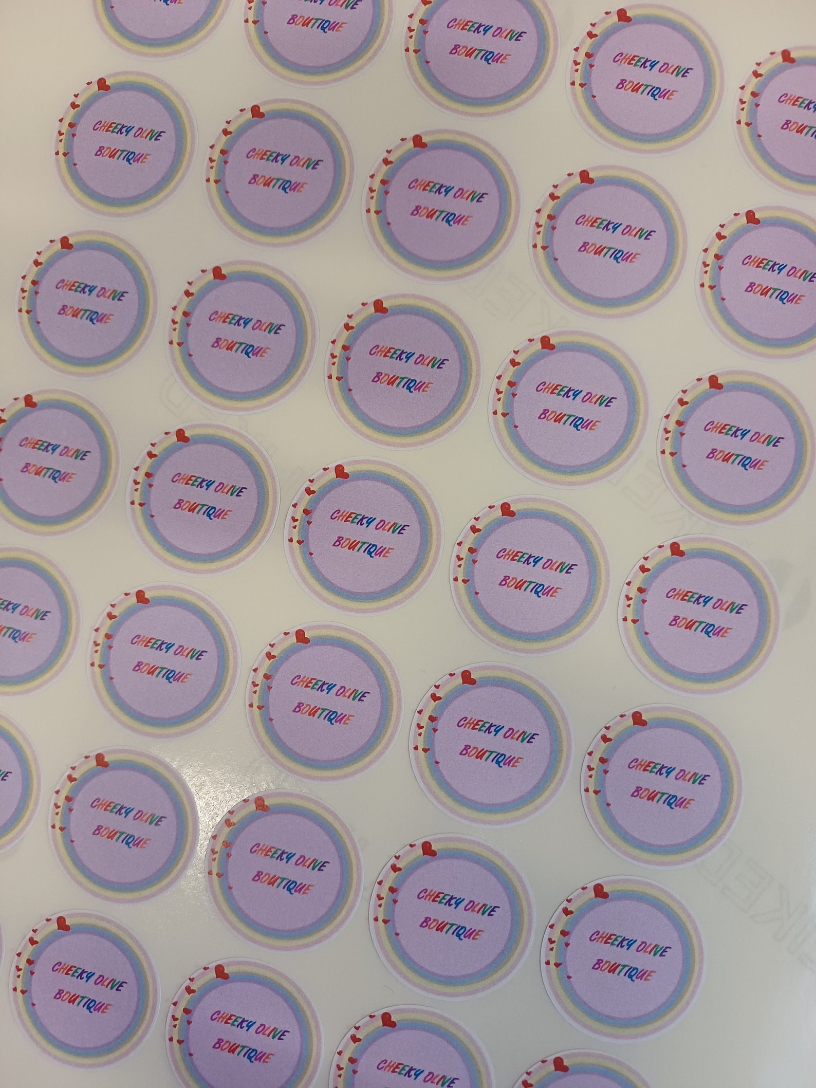 Round Logo Sticker and Product Label Professional Stickers, Free Design ...