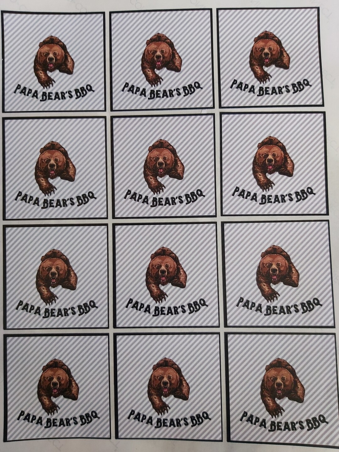 Square Logo Sticker and Product Label Professional Stickers, Free ...