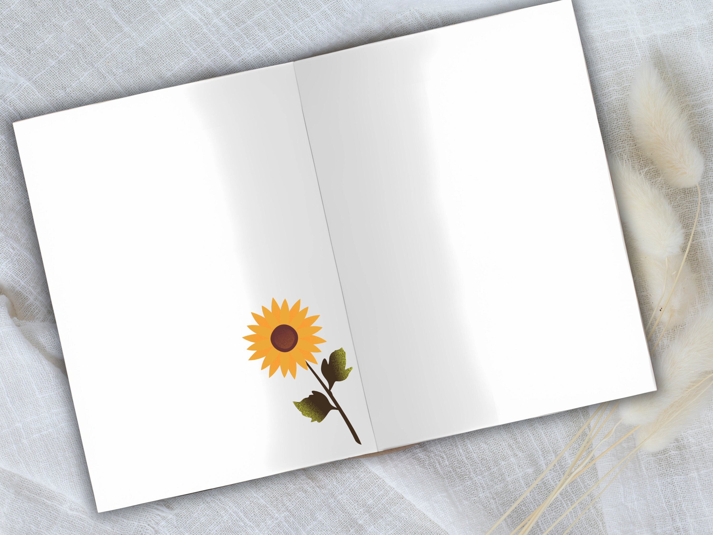 Sunflower Printable Birthday Card Set - Floral Birthday Card - Instant ...