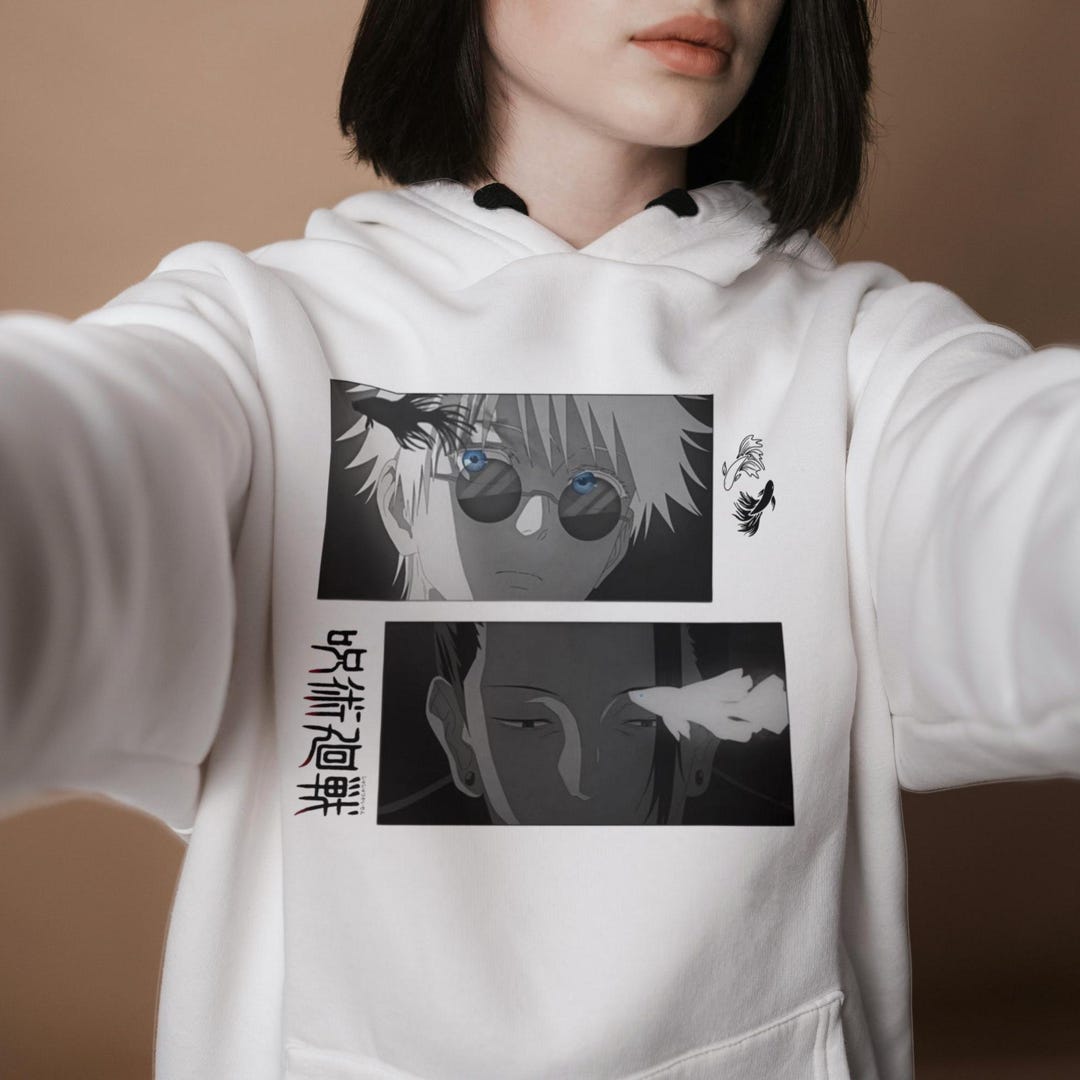 Gojo & Geto Jujutsu Kaisen, Black and White Betta Fish / Strongest ...