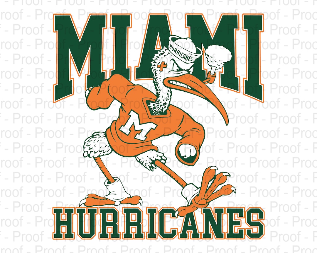 Miami Hurricanes SVG PNG Sublimation University of Miami Sebastian ...