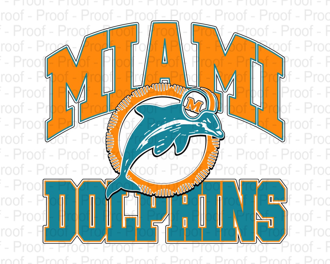 Miami Football Dolphins PNG and SVG Digital Download Cricut ...