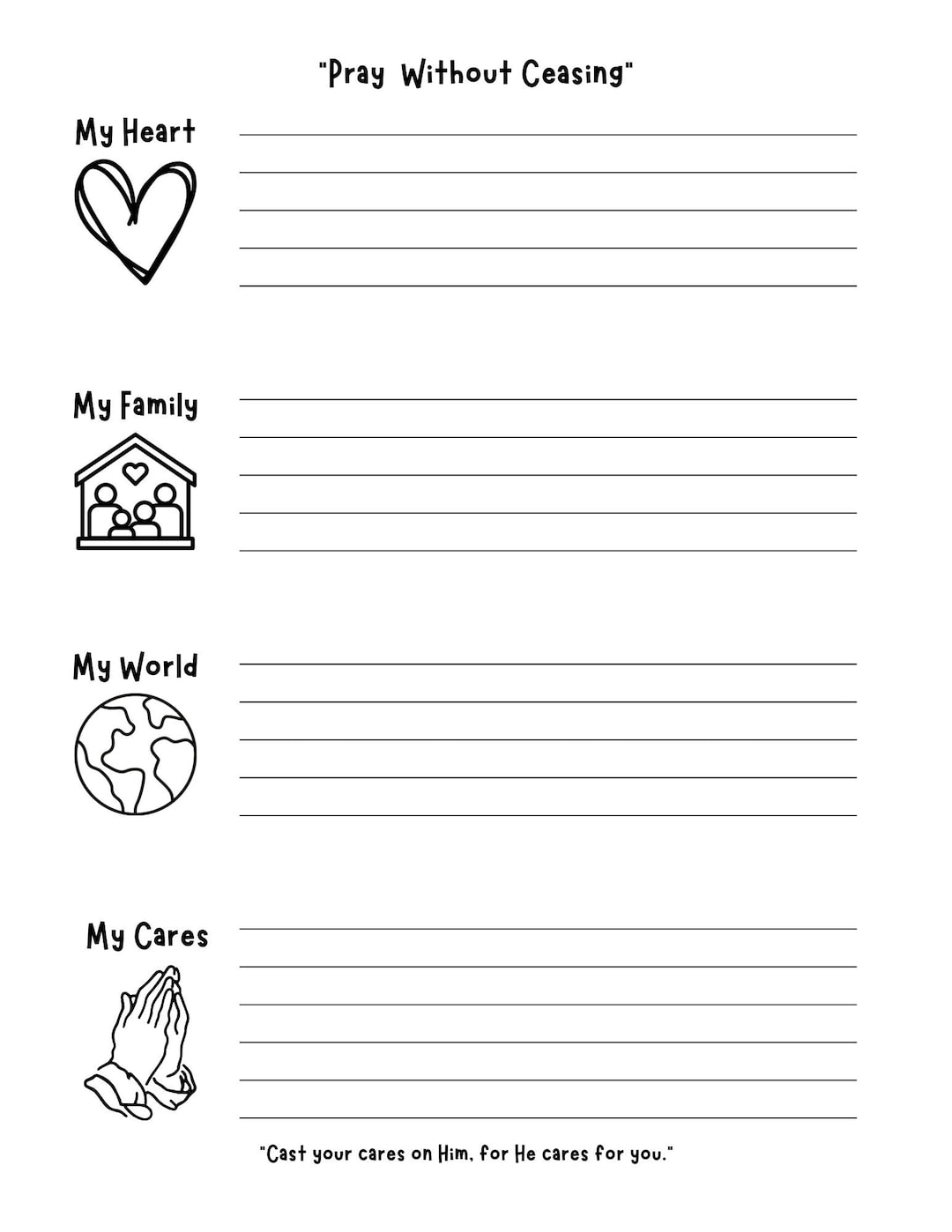My Prayer List - Etsy