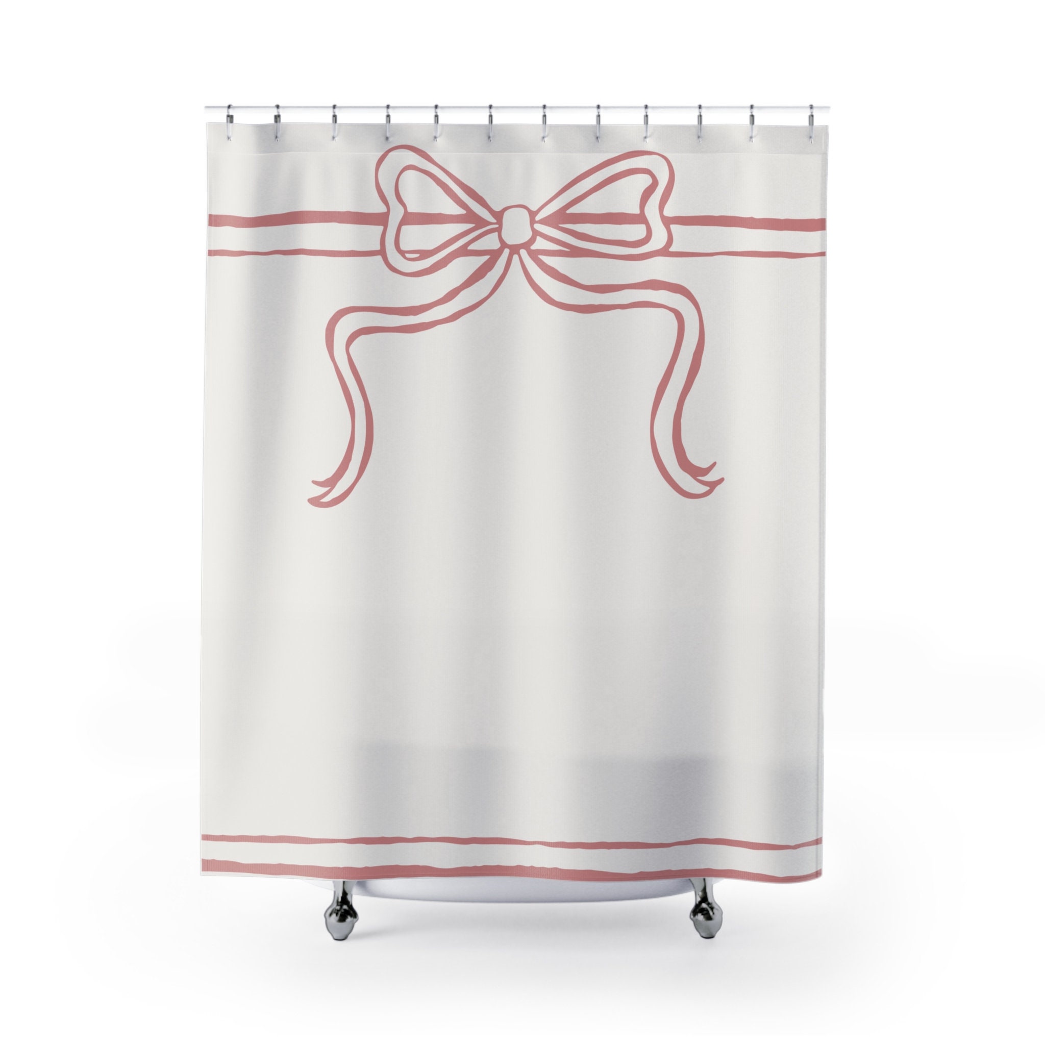 Coquette Bow Shower Curtain - Etsy
