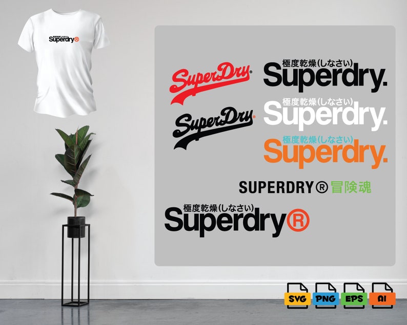 SUPERDRY SVG Png and Ai Formats Ready to Use for Cricut Canva and ...