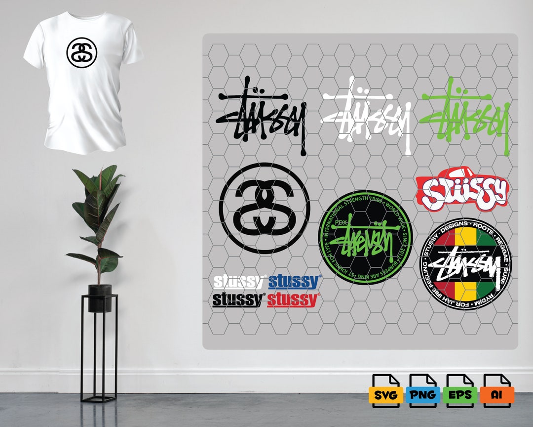 Stussy SVG PNG and Ai Formats Ready to Use for Cricut Canva and ...