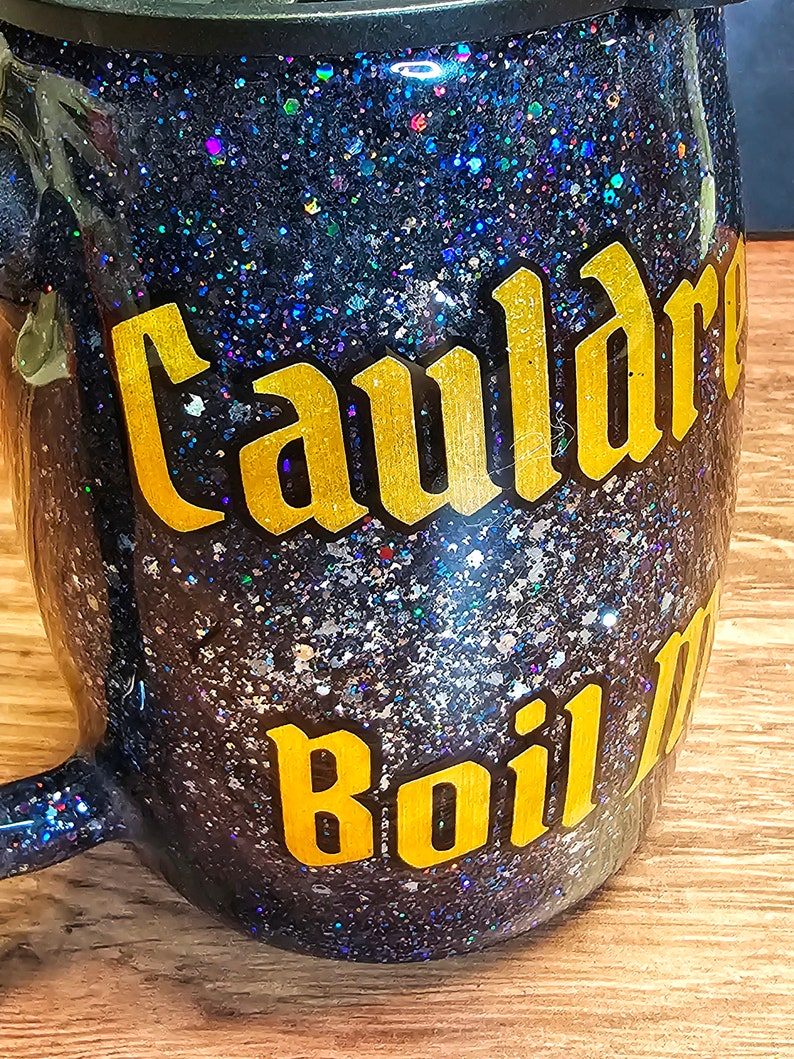 Cauldron Boil Me, ACOTAR, Coffee Mug, Stainless Steel, Glitter, Epoxy, - Etsy
