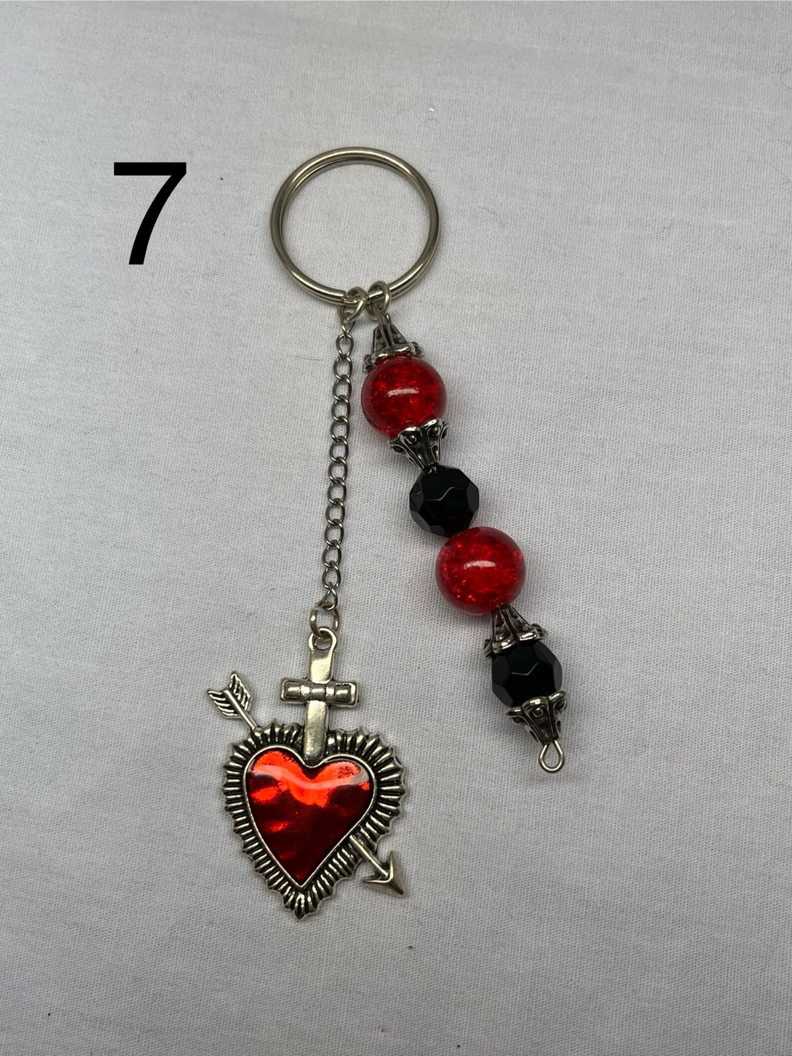 Sacred Heart Gothic Keychains - Etsy