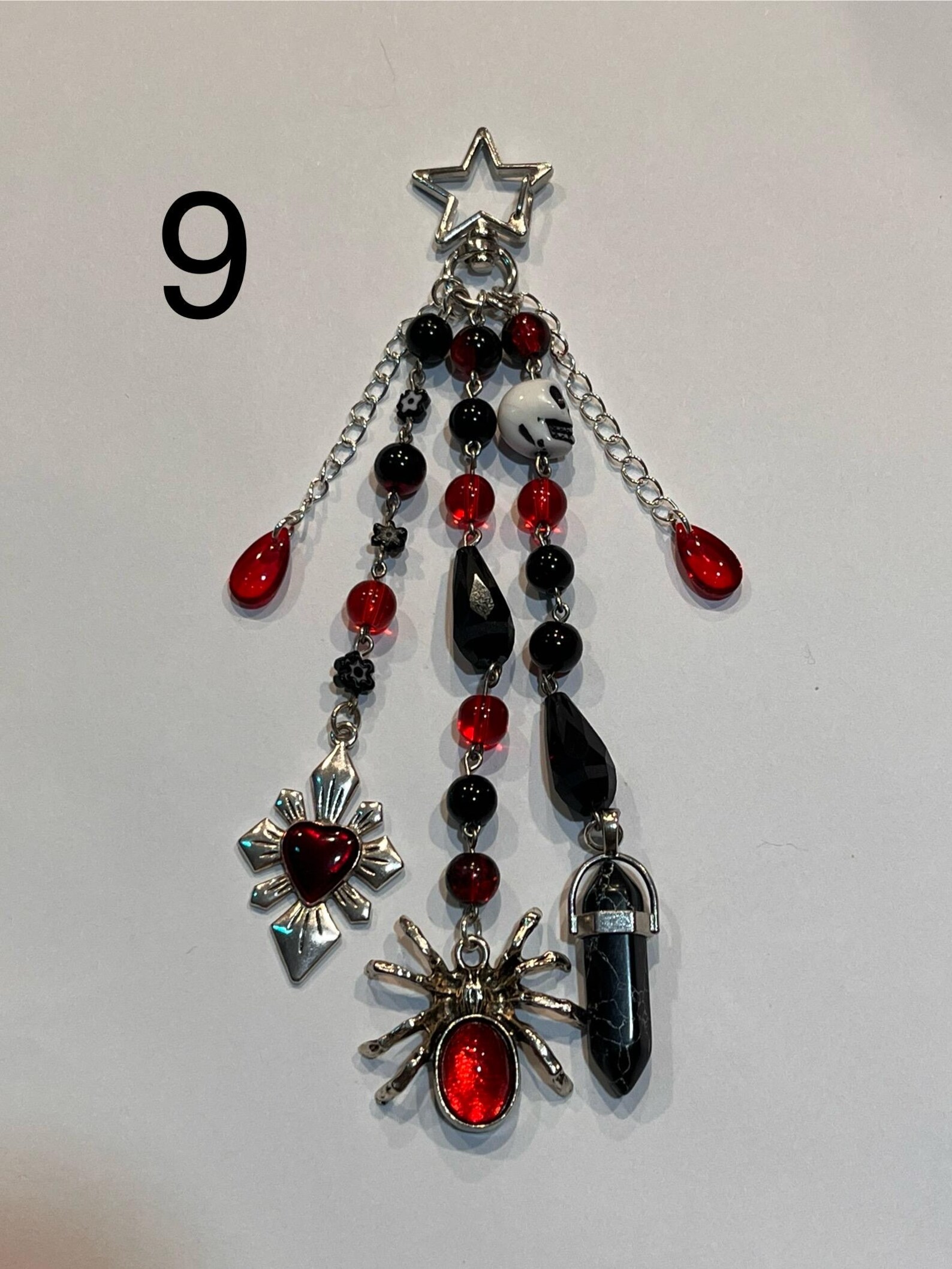 Sacred Heart Gothic Keychains - Etsy