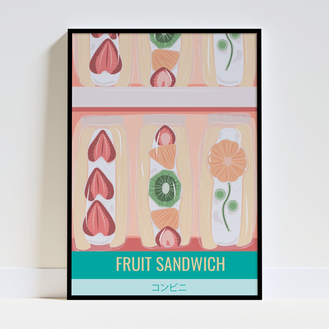 Japanese Convenience Store Food Wall Art Posters Set of 5, Japanese ...