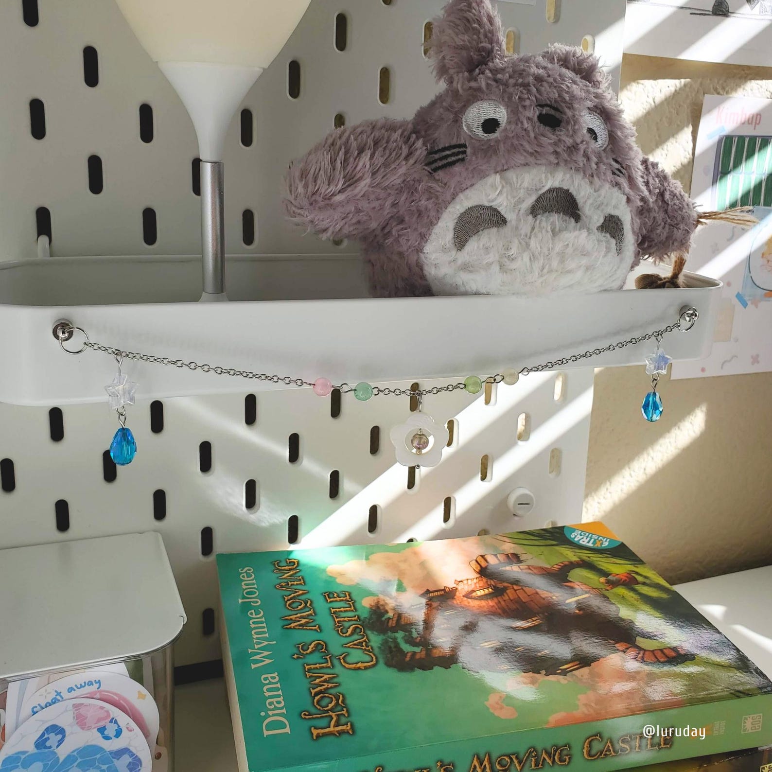 Beaded Chain | Room Decor | Glass Beads | Small Shelf Decor | Desk ...