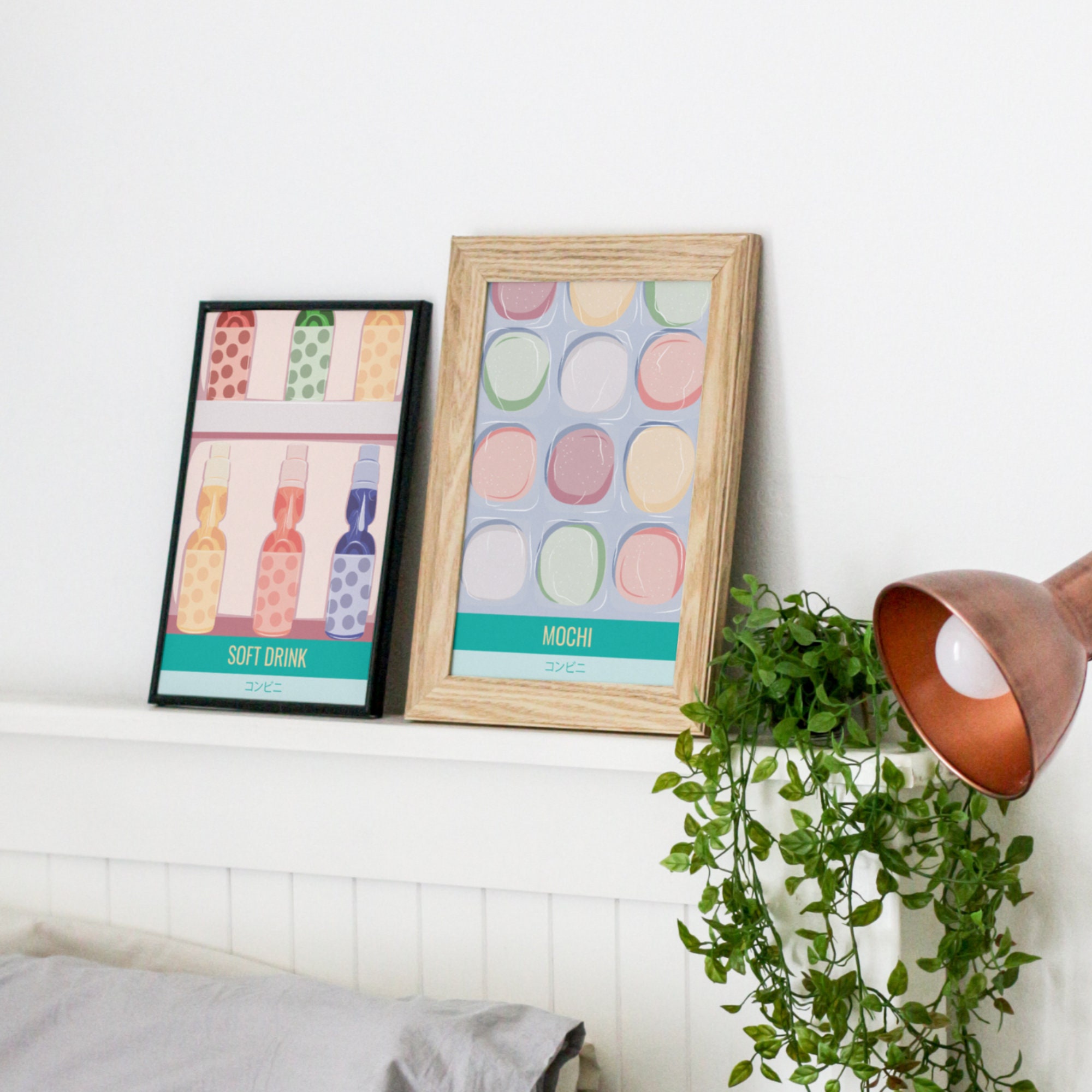 Japanese Convenience Store Food Wall Art Posters Set of 5, Japanese ...