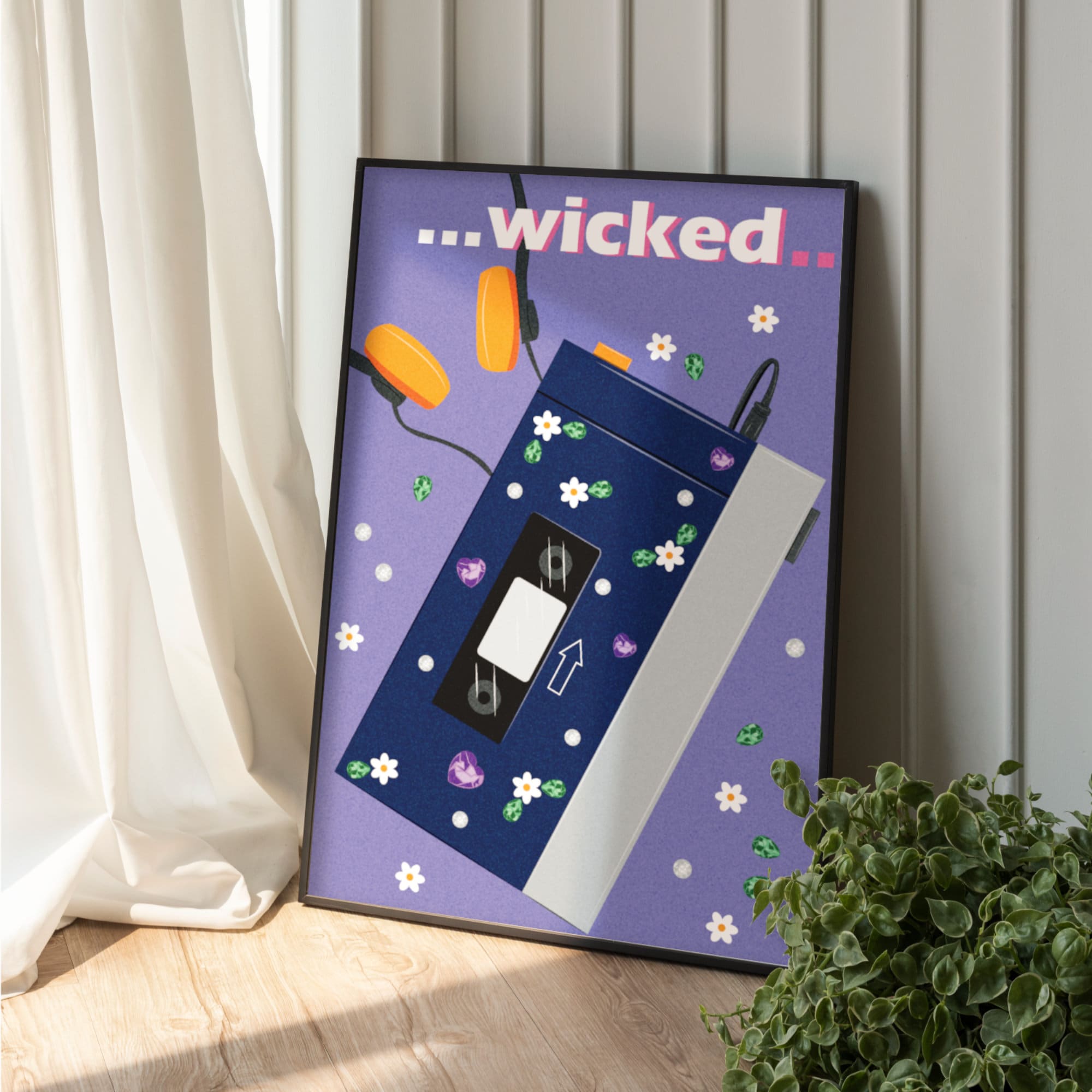 Retro 90s Wall Art Printable Posters Set of 5, 90s Aesthetic Prints ...