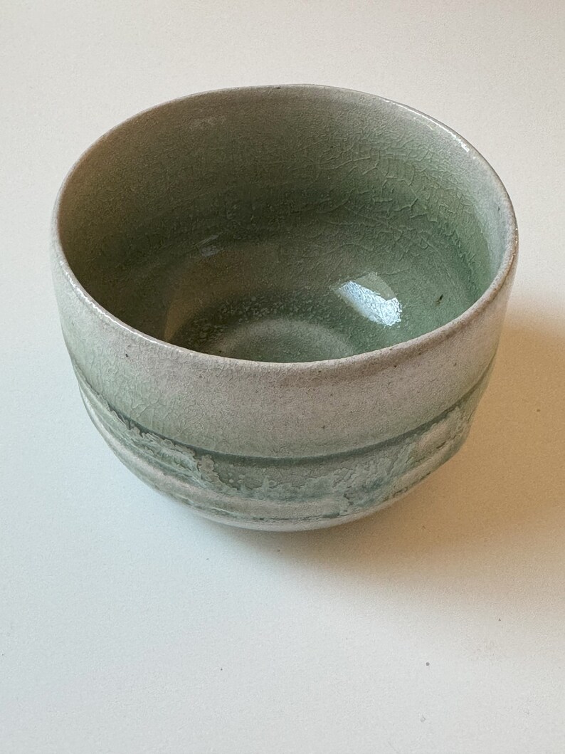 Green Pottery Bowl, Ceramic Plant Pot - Etsy