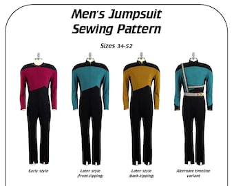 S8722 Sewing Pattern Aviator Flight Resistance Jumpsuit Halloween ...