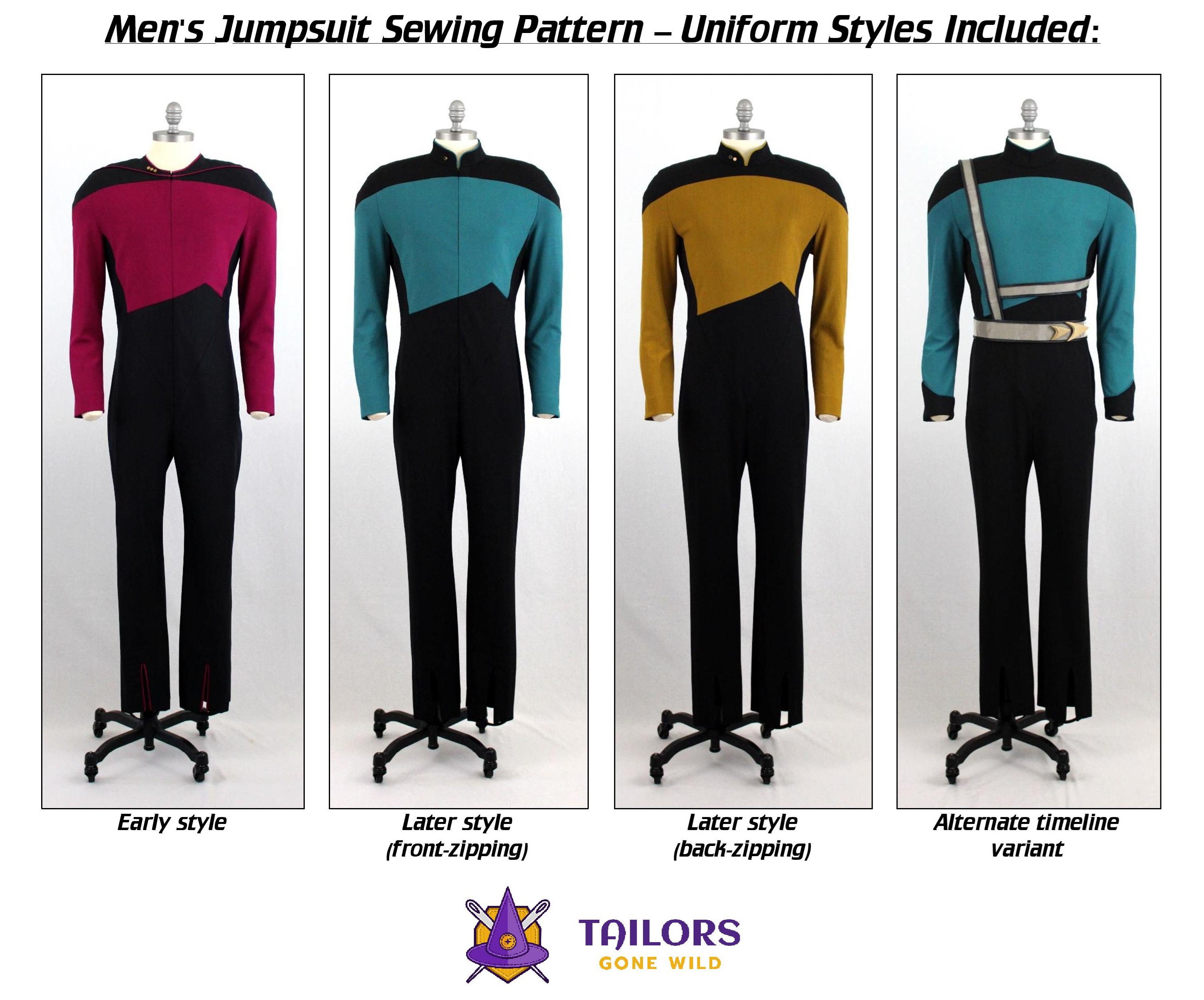 Men's Jumpsuit Sewing Pattern - Etsy