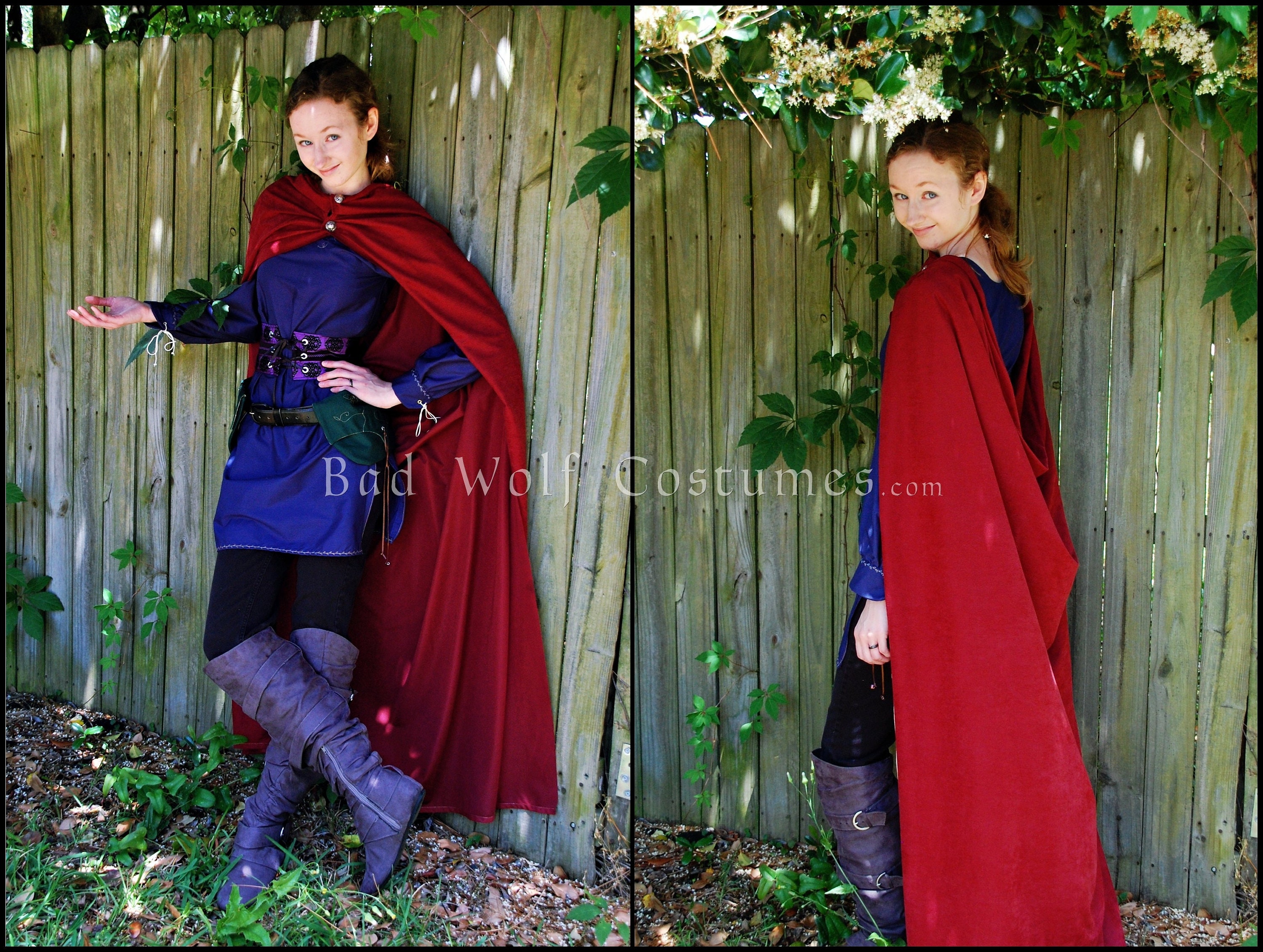 Versatile Fantasy Cape Sewing Pattern - Fantasy, Roman, Cloak, Costume ...