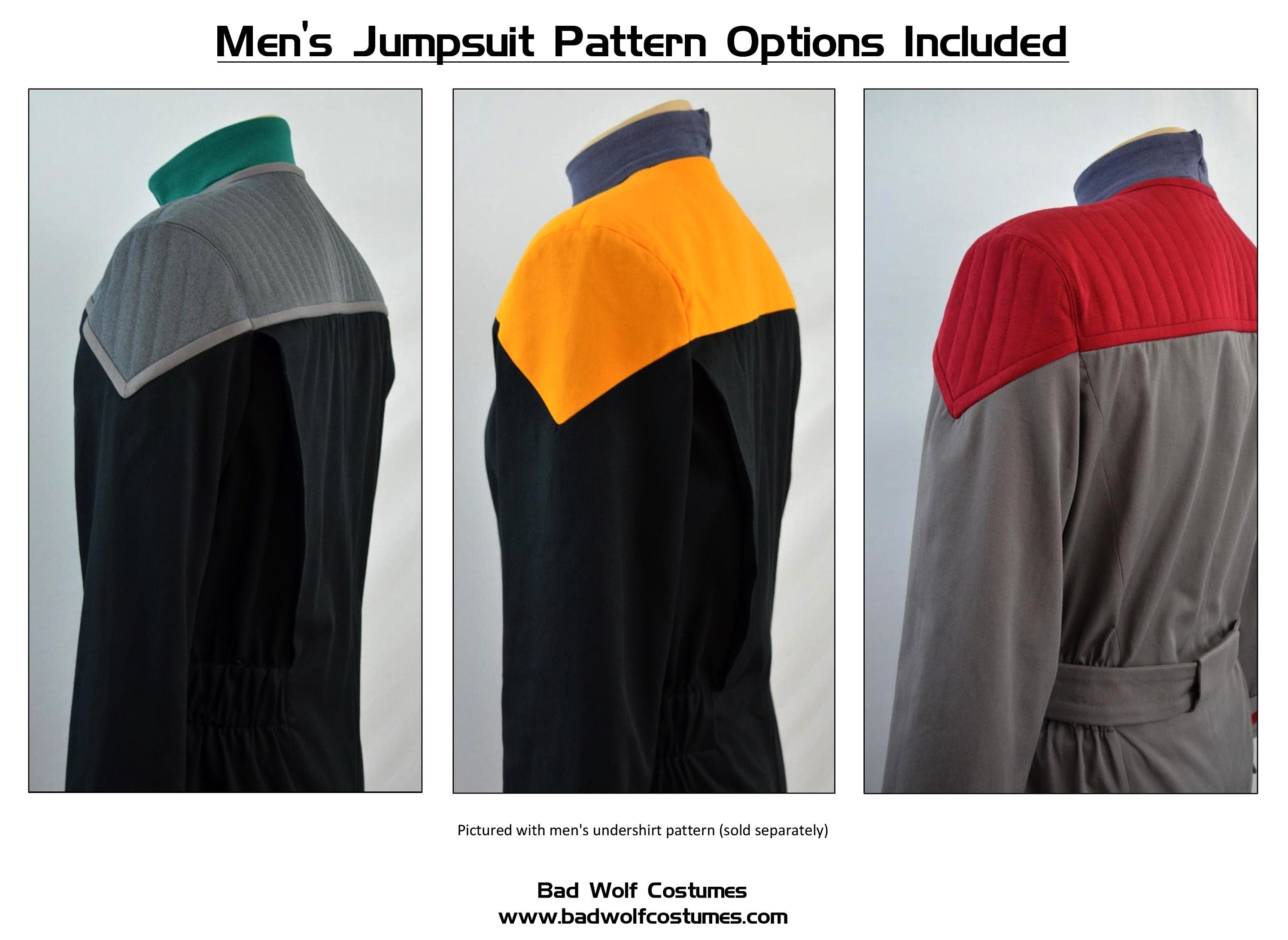 Men's Jumpsuit Sewing Pattern - Etsy