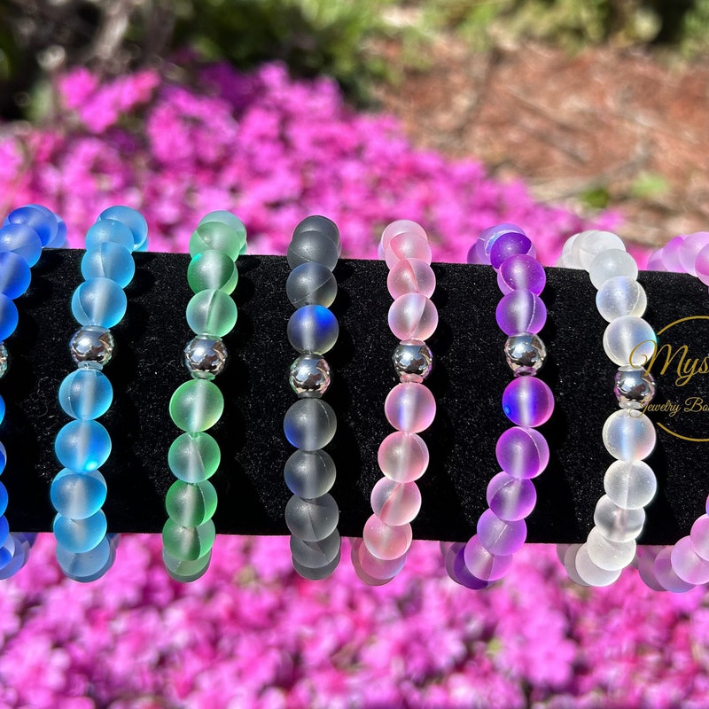 Glass Bead Bracelet - Etsy