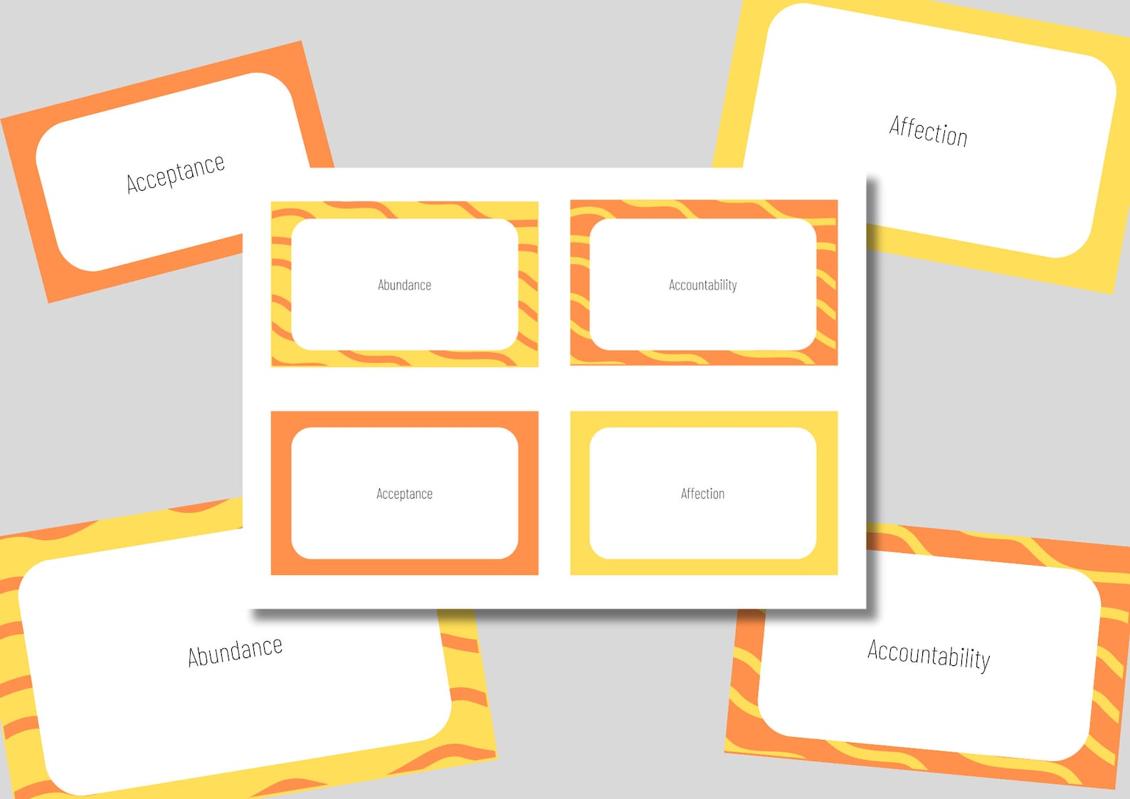 Values Card Deck Values Clarification Cards Values Exploration Cards - Etsy