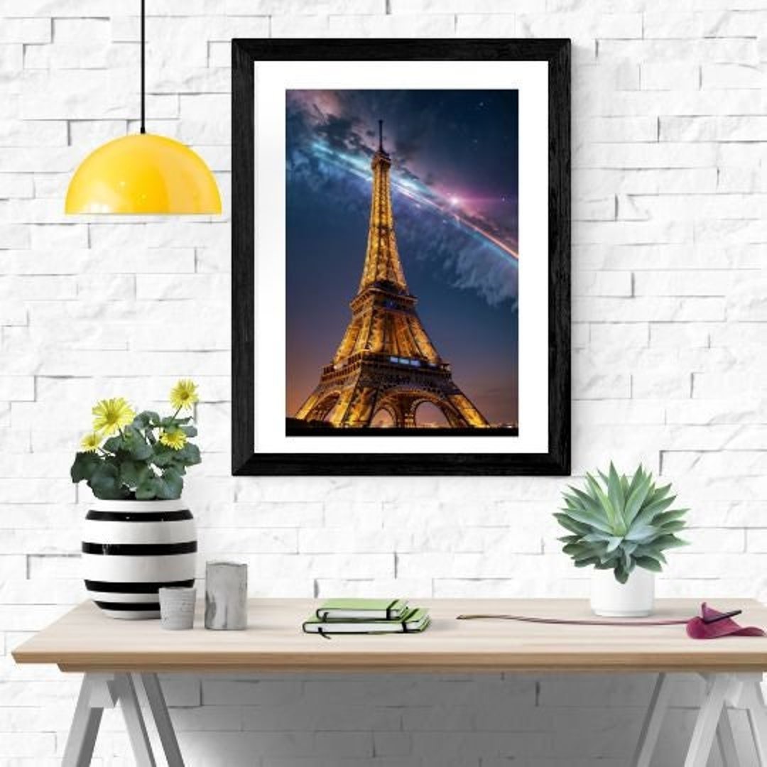 Monuments Poster eiffel Tower-digital Wall Art Download-paris-digital ...