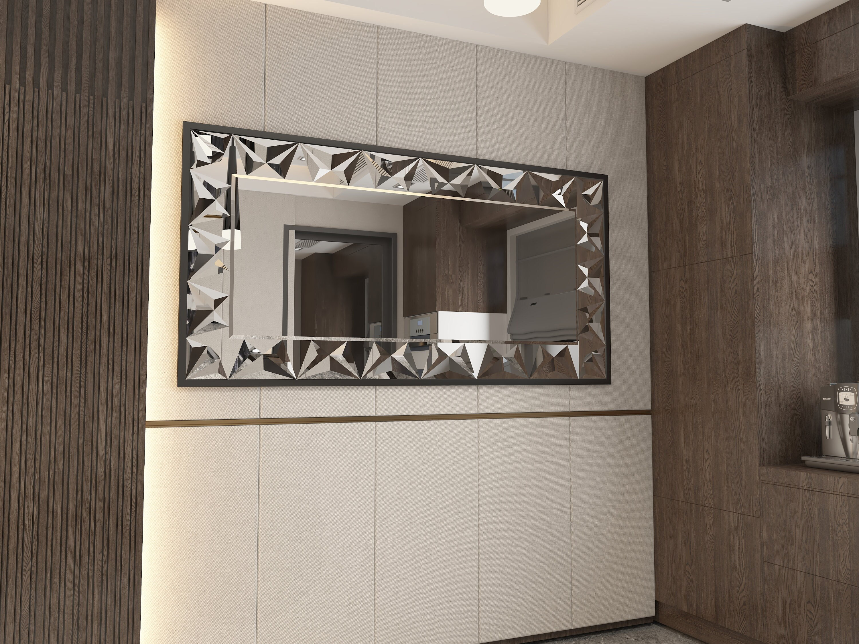 Distinctive Rectangular Wall Mirror for Elegant Homes - Chic Vanity ...